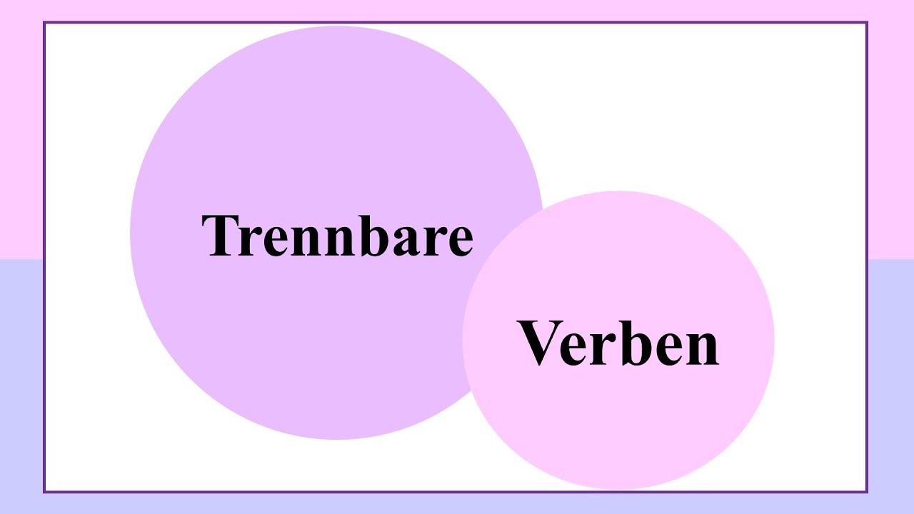 Trennbare Verben - #Prefix Verbs #German Grammar For Beginners | - YouTube