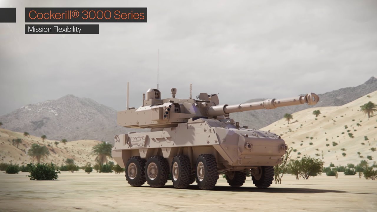 John Cockerill Defense - Cockerill® 3000 Series - YouTube