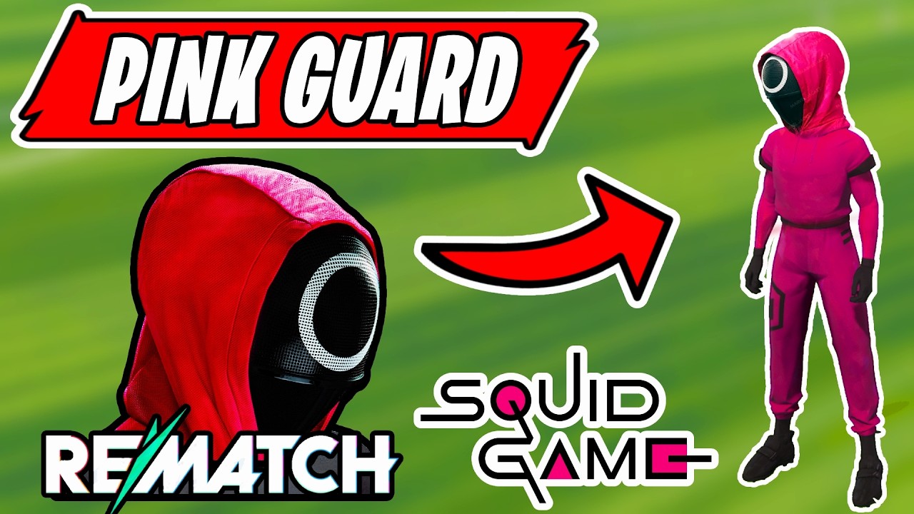 HOW TO MAKE PINK GUARD IN REMATCH GAME (SQUID GAME KIT GUIDE) - YouTube
