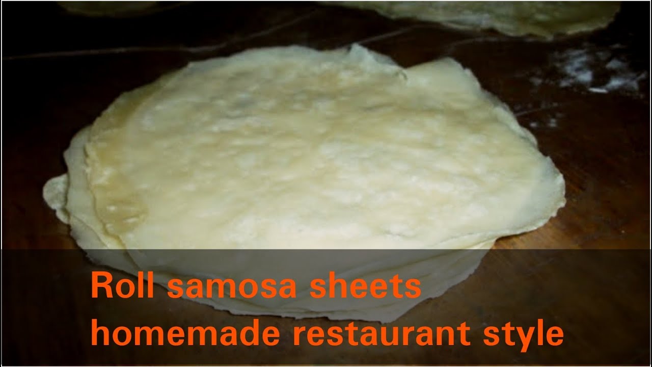 How to make samosa and spring roll sheets recipe by jrkskitchen | Roll ...