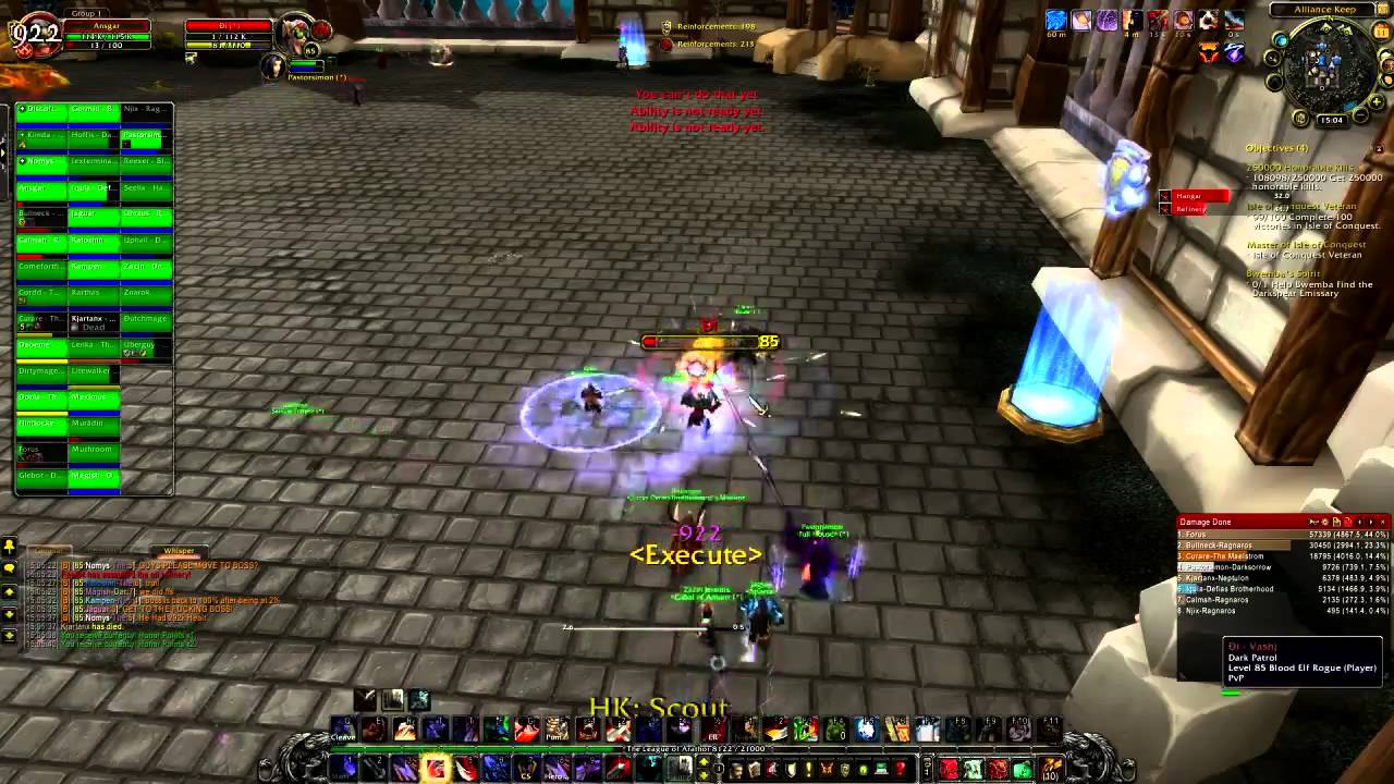 PvP #9 Master of Isle of Conquest - World of Warcraft - YouTube