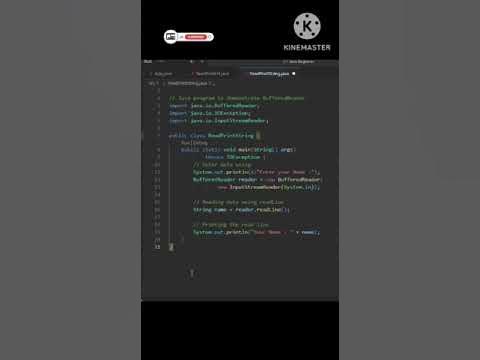 Print a String using BufferedReader | Java #coding #programming#java ...