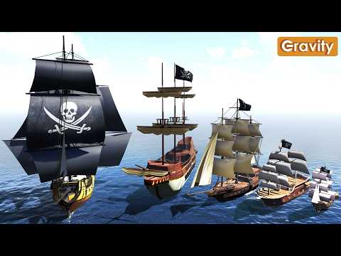 Pirate Ship Size Comparison