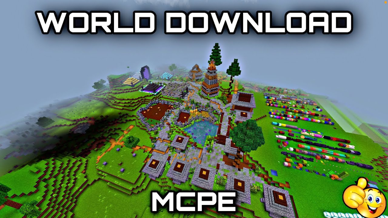 BEST SURVIVAL WORLD FOR MINECRAFT MCPE | BEAUTIFUL WORLD DOWNLOAD 1.19 ...