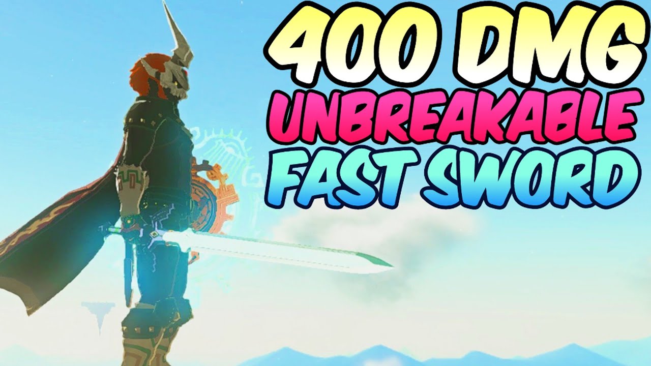 Make 400 Damage UNBREAKABLE Fast Sword in Zelda Tears of the Kingdom ...