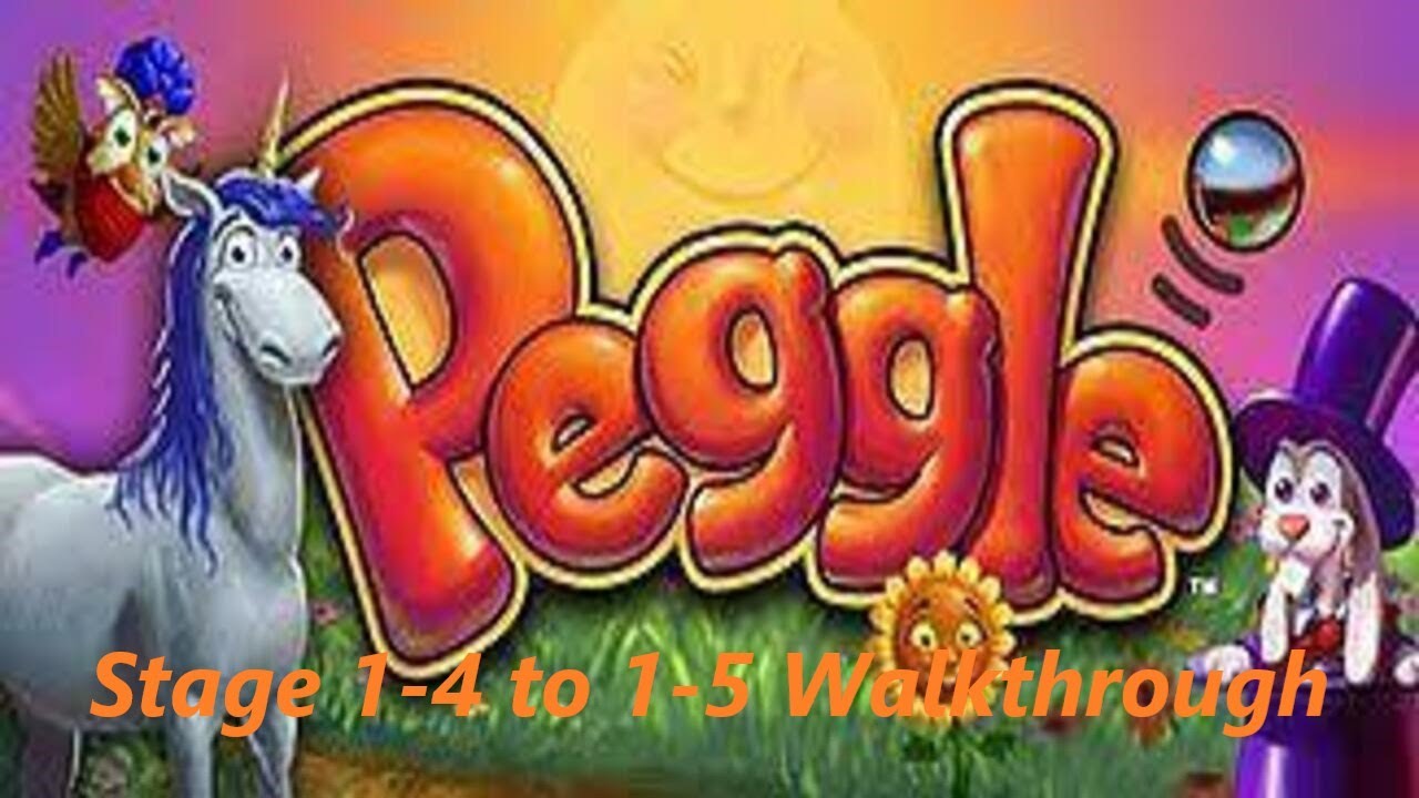 Peggle Deluxe: Stage 1-4 to 1-5 Walkthrough - YouTube