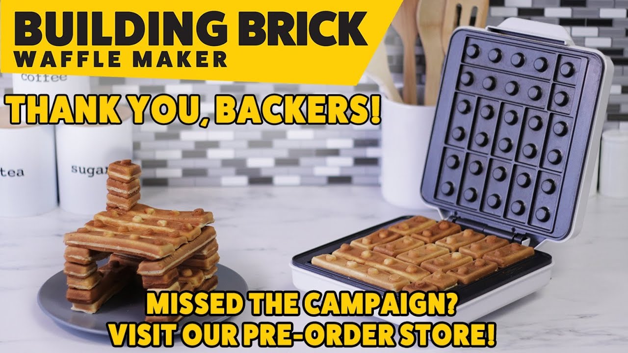 The World's First Building Brick Breakfast Waffle Maker - YouTube