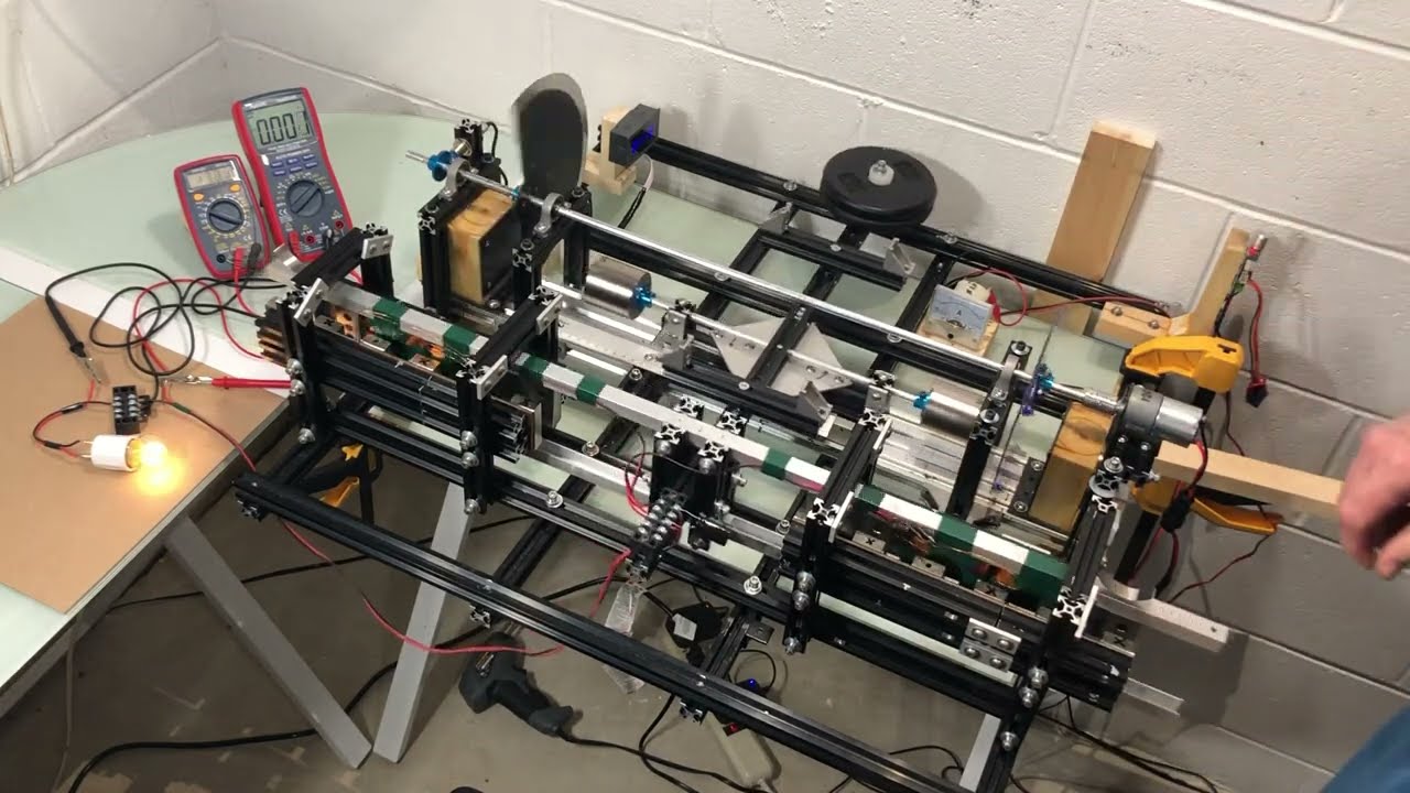 Disrupting magnetic repulsion power generator, part #1. Patent pending ...