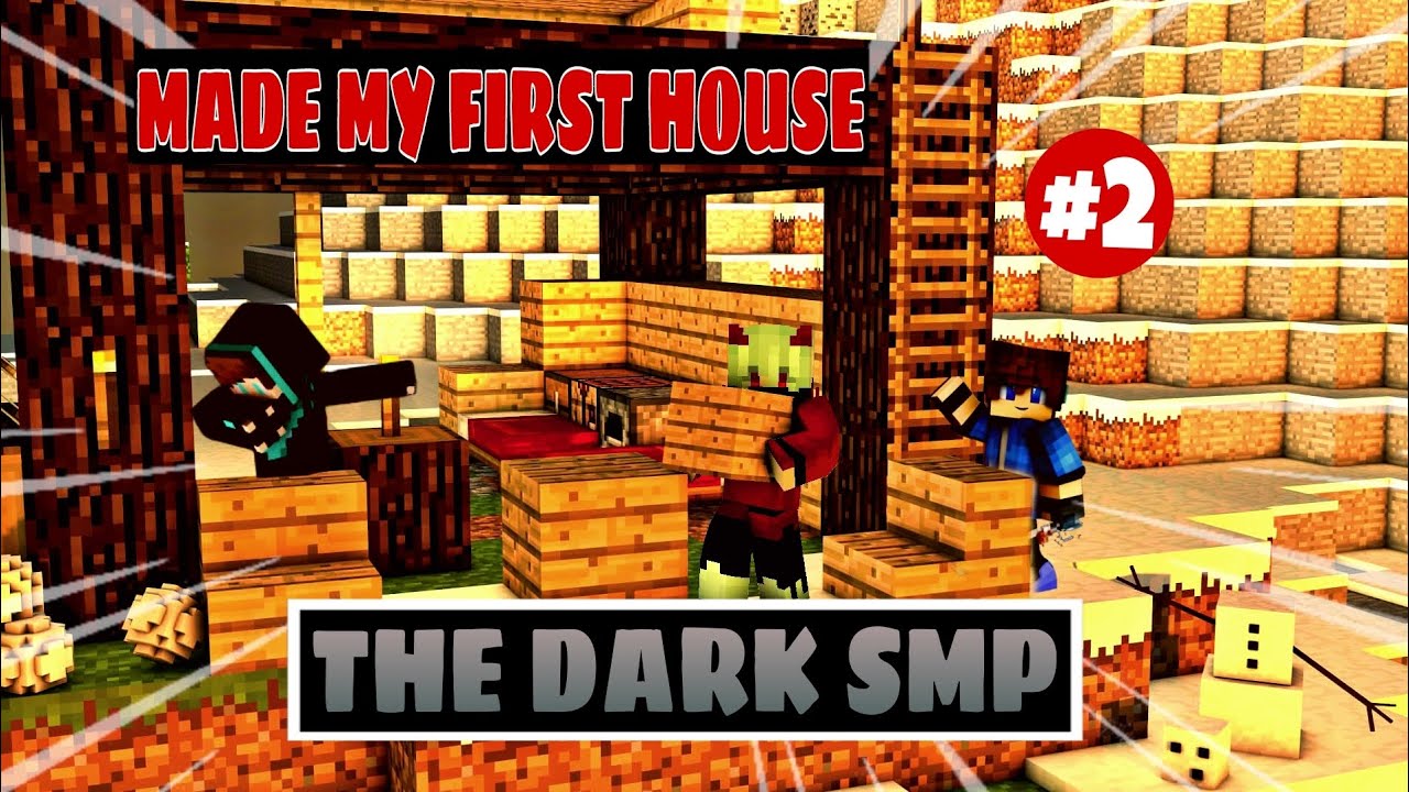 I MADE MY ULTIMATE HOUSE IN THE DARK SMP😱😎||PART 02| @MartandGaming ...