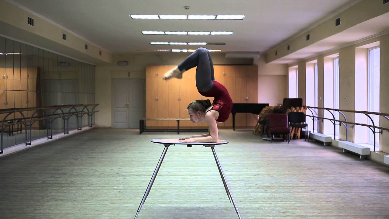 Contortion Routine Rehearsal Anastasia Quotnastya