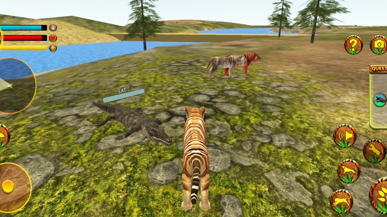Wild Tiger Simulator 3d Animal Games | Tiger Jungle Attack - Android ...