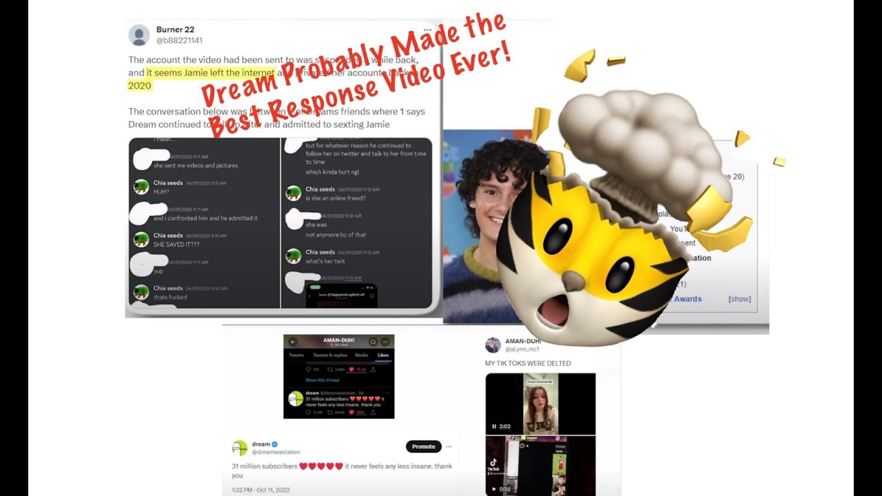 Dream Probably Made The Best Response Video Ever…. - YouTube