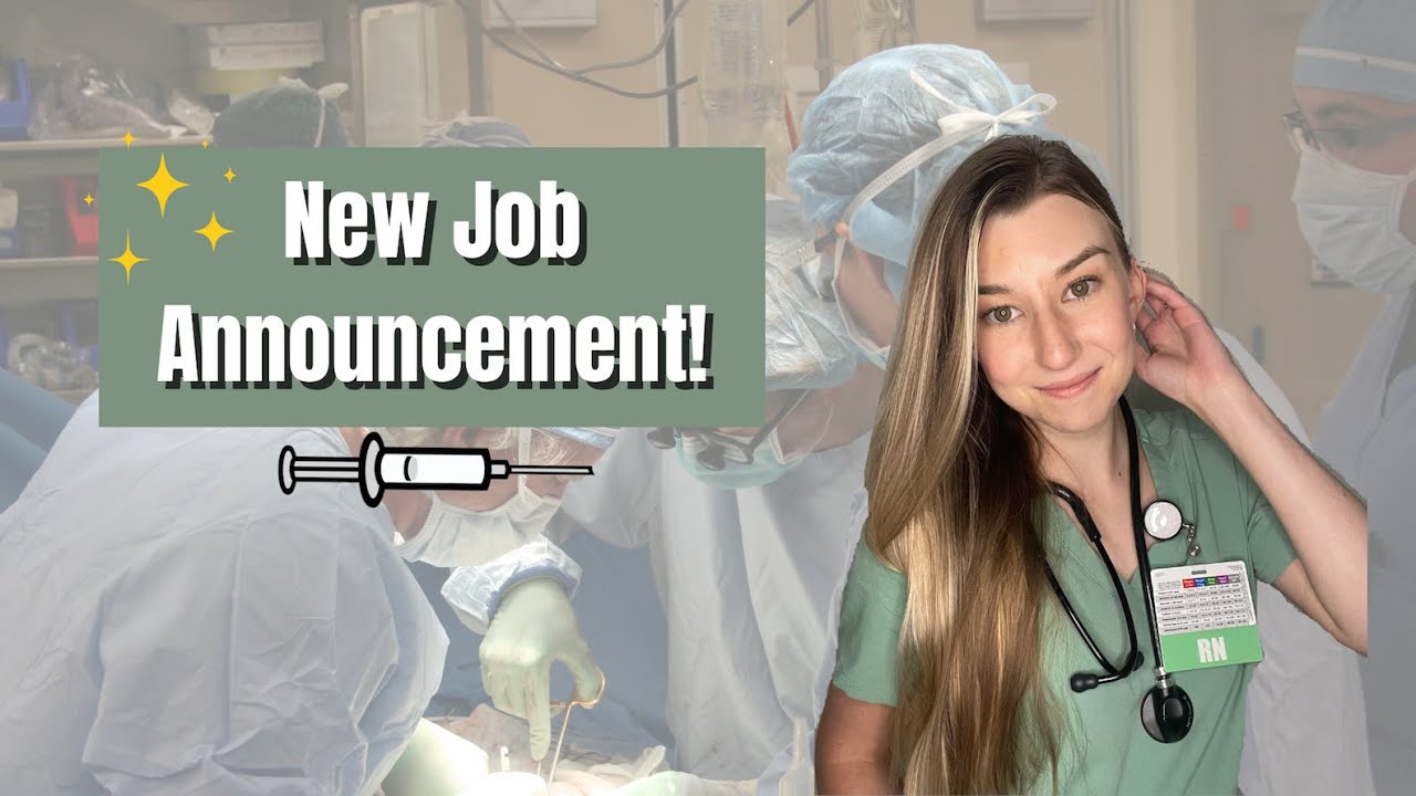 New Nursing Job Announcement - YouTube