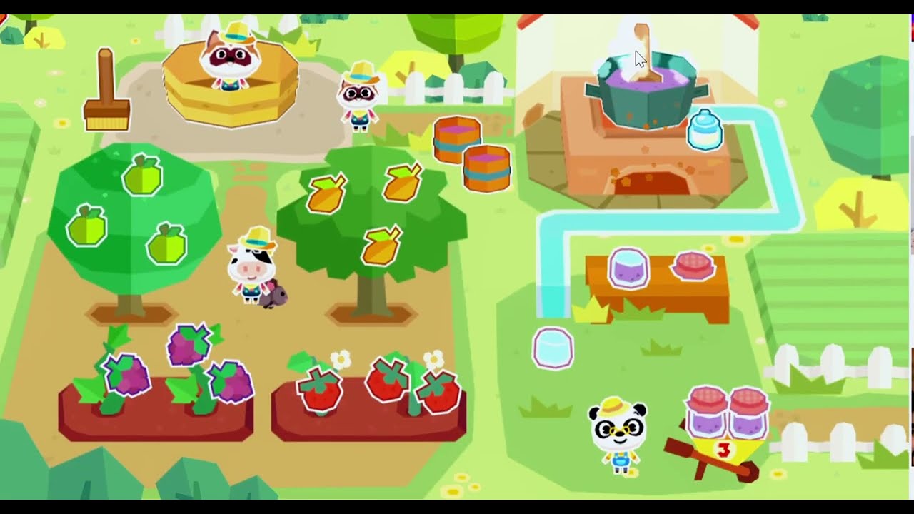 Dr Panda Farm kehabisan stok jus anggur untuk jualan - YouTube