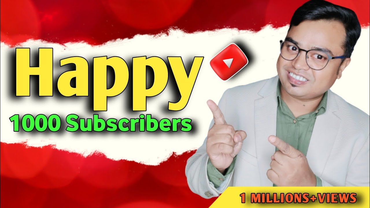 Happy 1000 Subscriber😔|1k Complete💪🔥 - YouTube