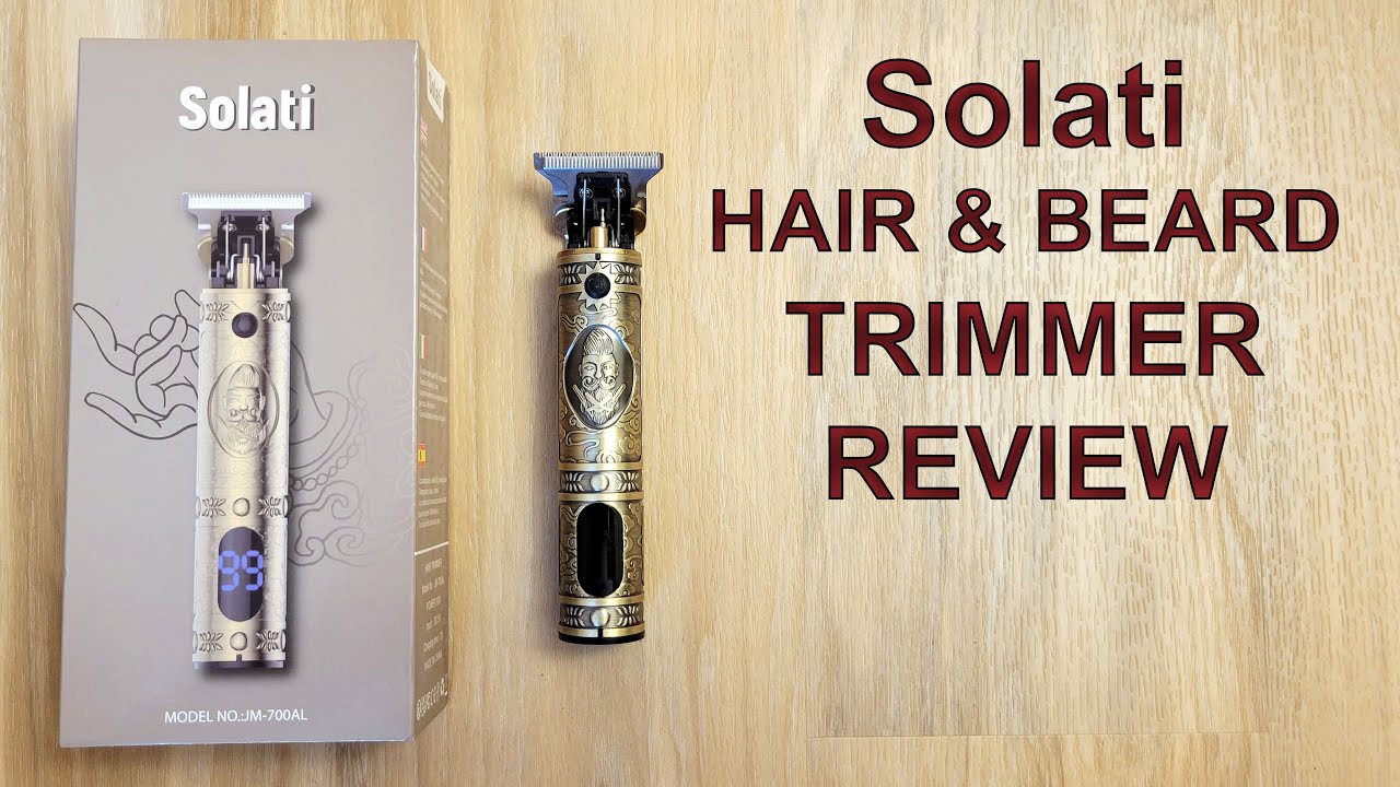 Solati HAIR & BEARD TRIMMER REVIEW - Cordless Trimmer Unboxing - For ...