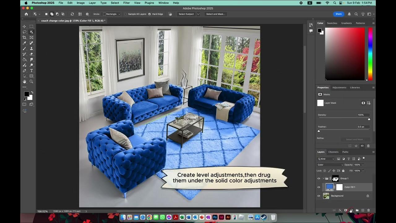 How to change object color in photoshop - YouTube