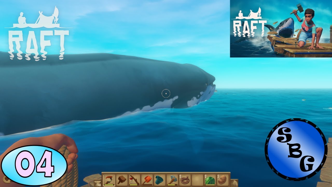 RAFT - Solo Adventure! I GIANT WHALE!! I Ep. 04 I Let's Play - YouTube