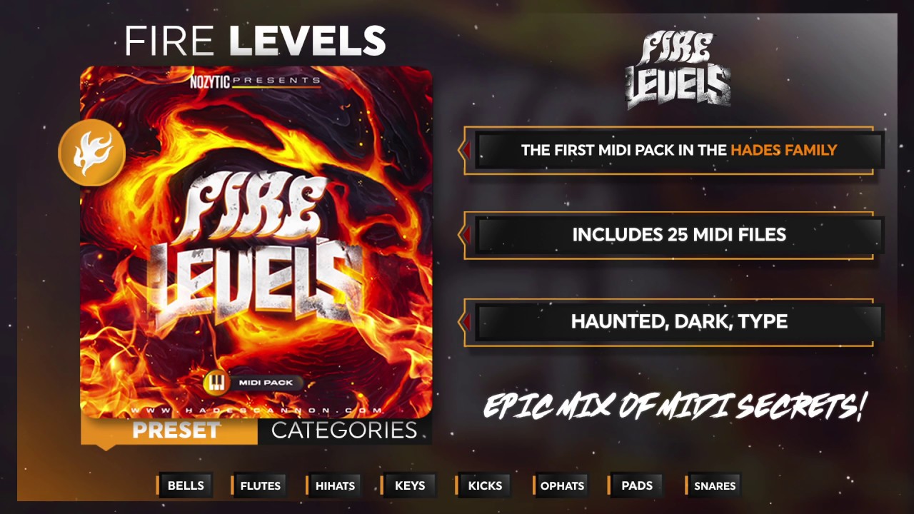Fire Levels | Midi Pack - YouTube