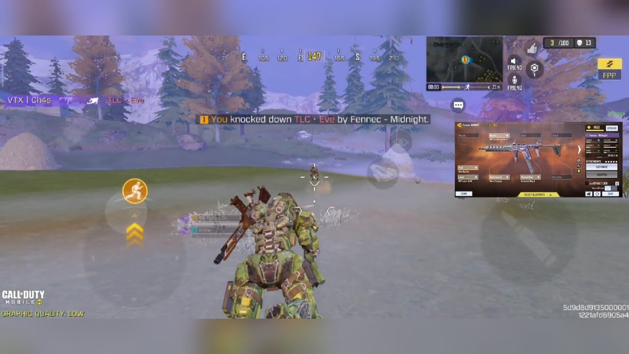 Fennec Gameplay | Clutch In Last Circle | Duo Squad! Xiaomi Mi 11 Lite ...