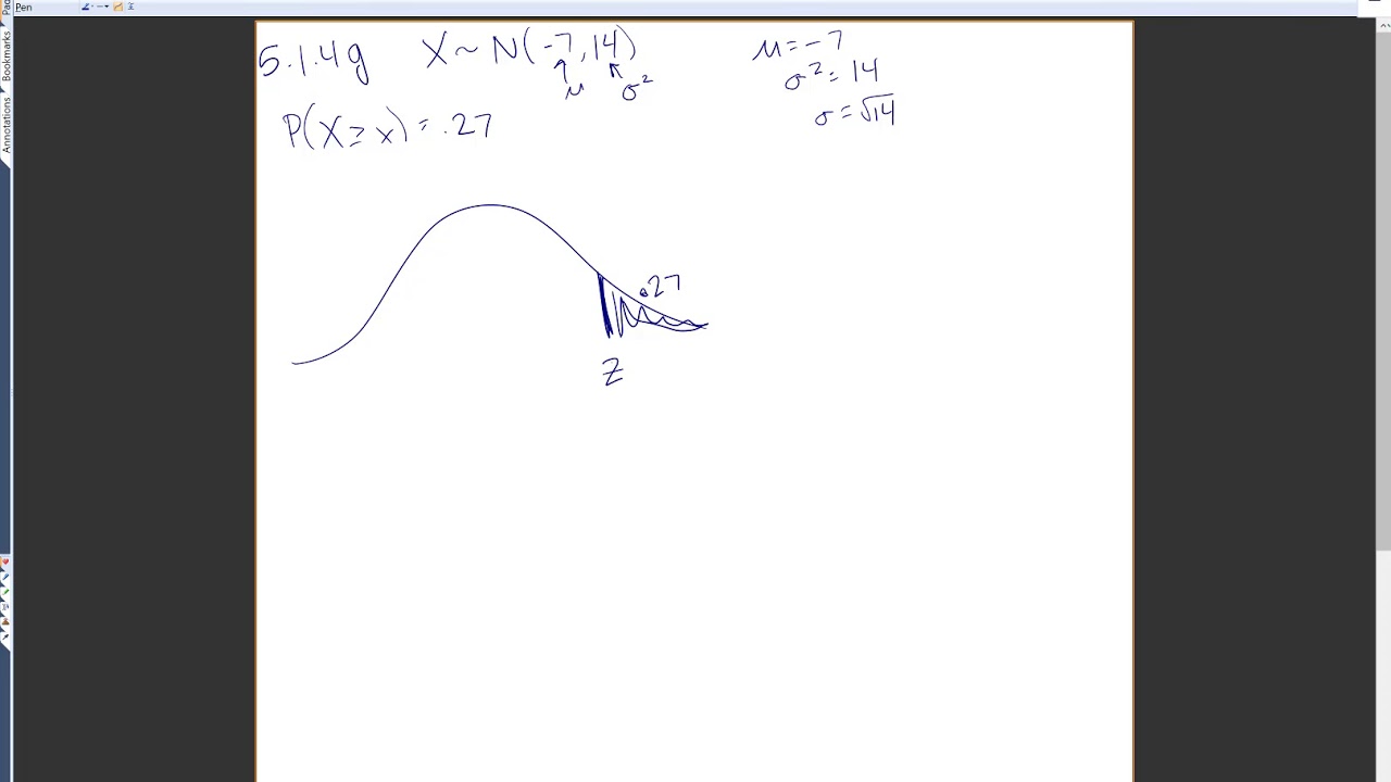 STAT 3000 Problem 5.1.4g - YouTube