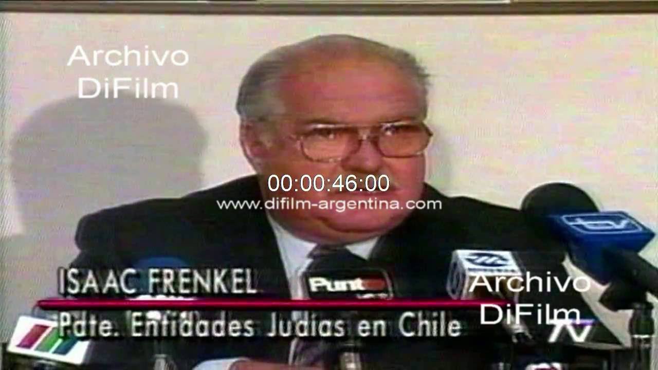 Conferencia en Chile de Isaac Frenkel por los sucesos de la AMIA 1994 ...