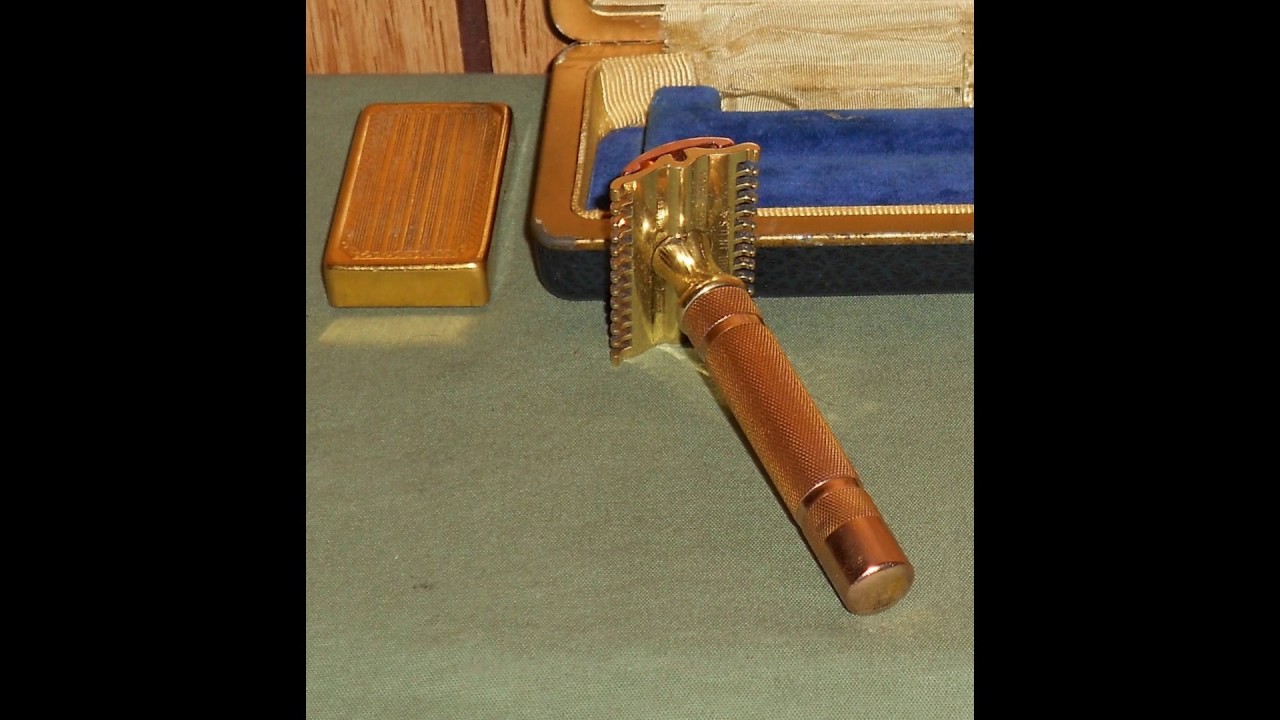 1930s Gillette New Bostonian Set - YouTube