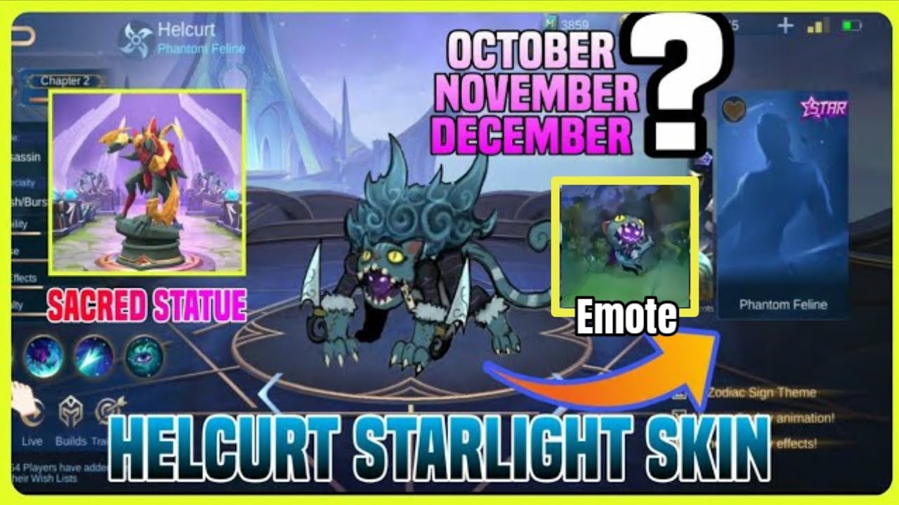 October 2021 Starlight Skin Helcurt? | Free Skin & Free Hero | All ...
