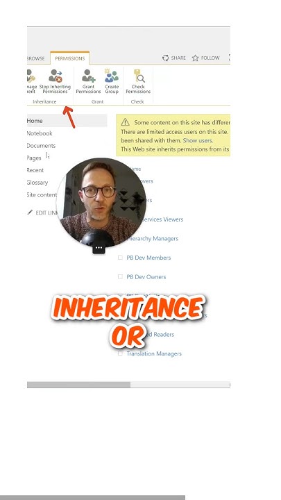 Why do we need break the SharePoint Permissions Inheritance - YouTube
