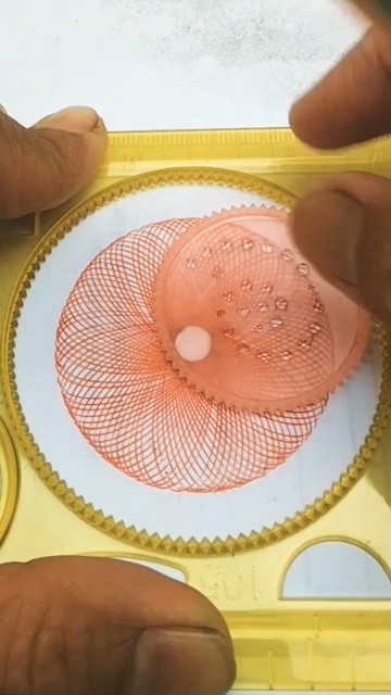 Part 400 || This Large Red Spirograph Pattern Is Absolutely Beautiful # ...
