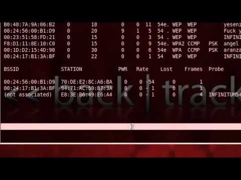 como hackear una red wep - YouTube