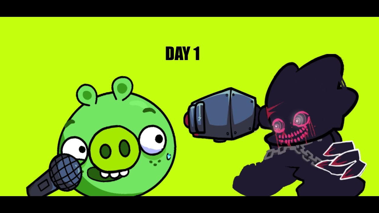 PIG VS CORRUPED PICO DAY 1 - YouTube