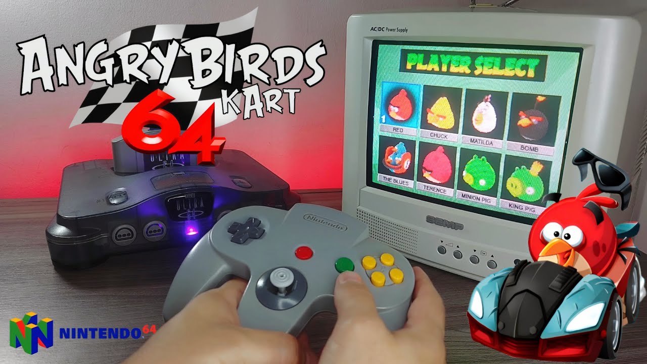Angry Birds Kart 64 - Nintendo 64 Gameplay - CRT - YouTube