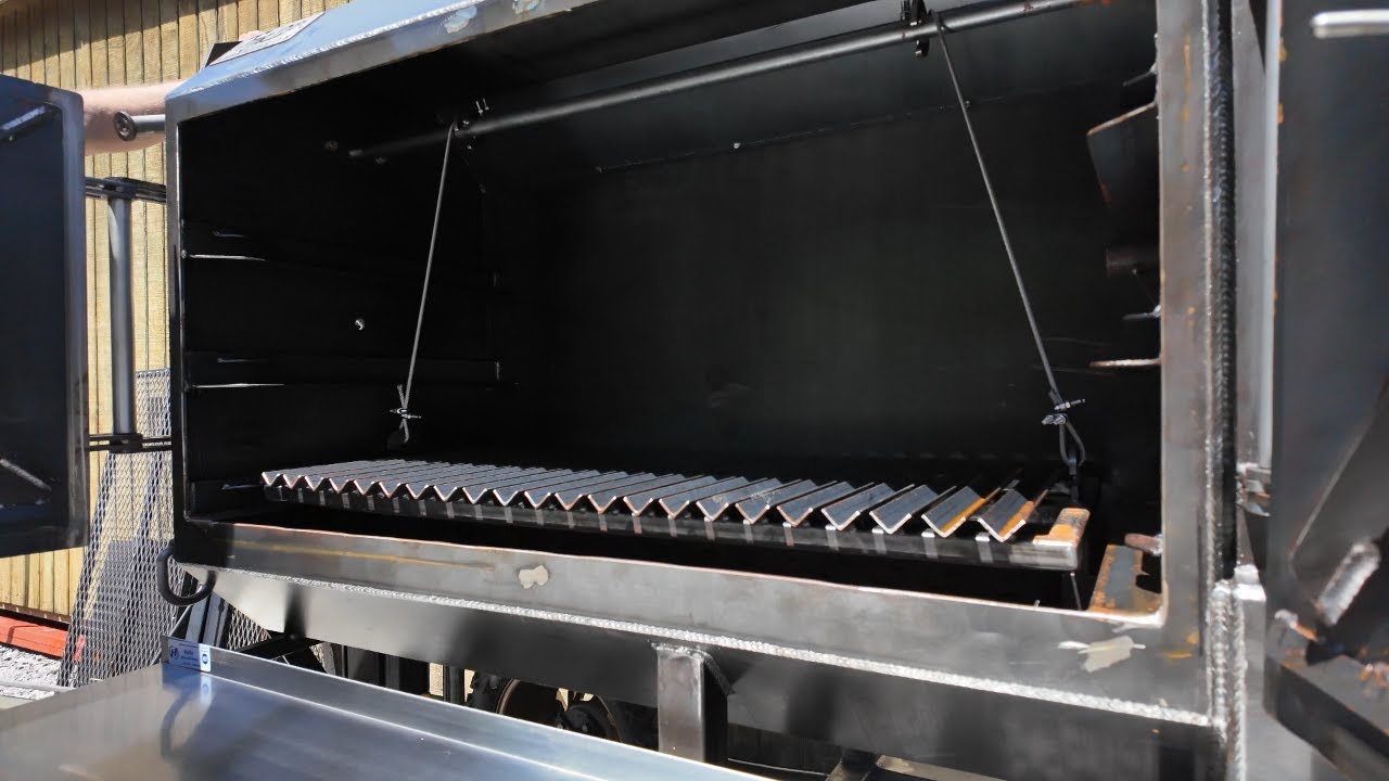 A Santa Maria Grill inside of a Smoker?? - YouTube
