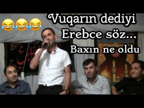 Buna Cox Güleceksiniz...Perviz Bulbulenin Vuqar Bilecerlinin Erebce sozune Reaksiyasi...