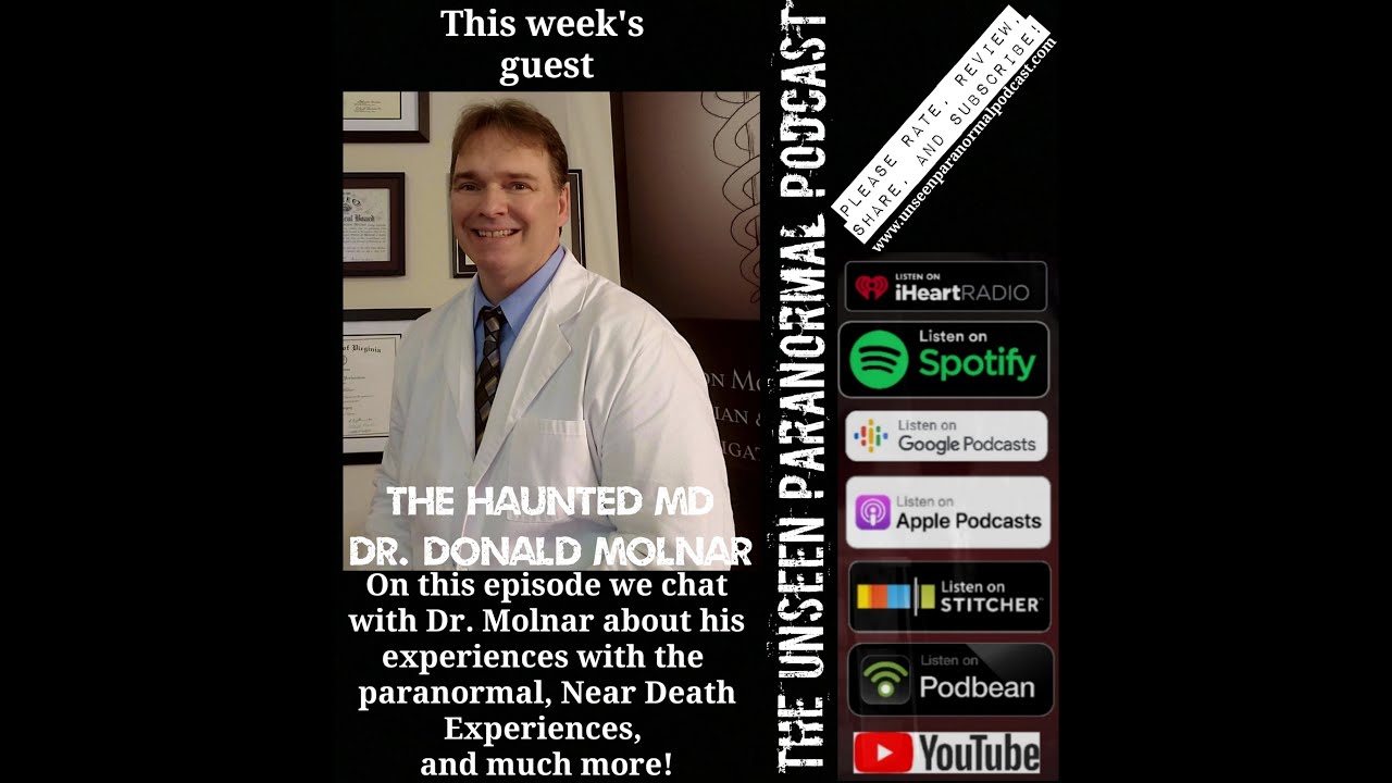 Haunted MD Dr. Donald Molnar - YouTube