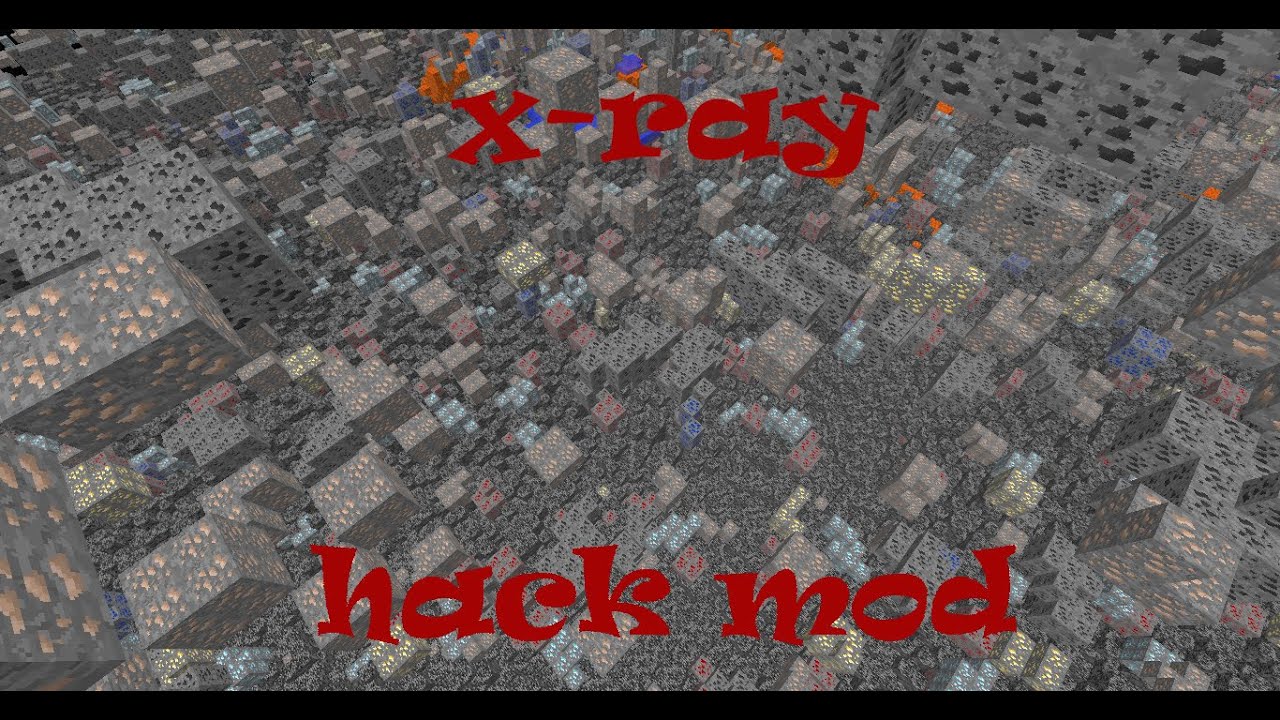 X-Ray hack mod/ rayos X / mira los minerales del minecraft...1.8.X ...