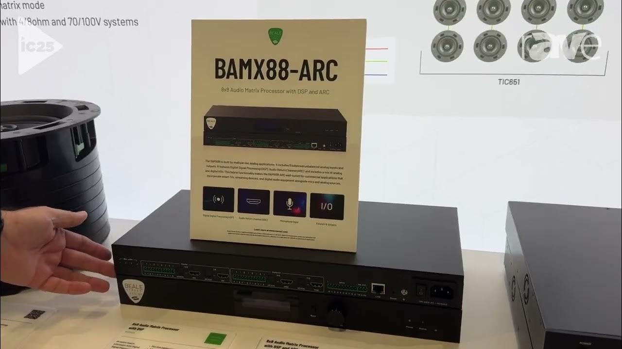 InfoComm 2025: Vanco International Demos BANX88-ARC 8x8 Audio Matrix ...