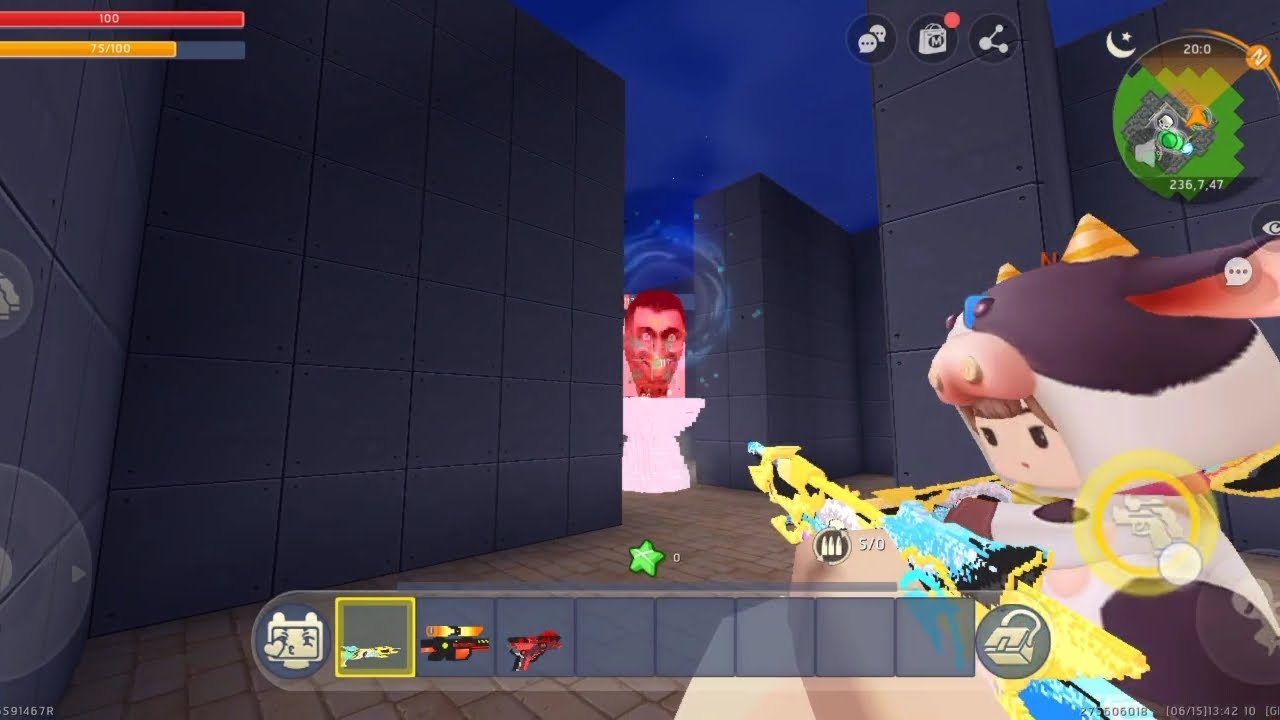 Es game Mini World mobile game ep.90 BATTLE! Skibidi Toilet - YouTube