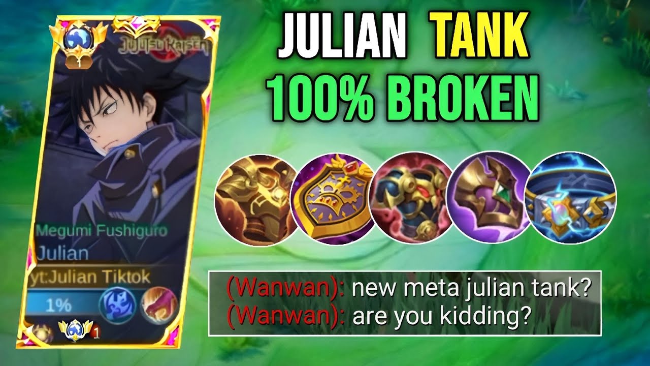 NEW META JULIAN FULL TANK BUILD 100% BROKEN?! TOP GLOBAL JULIAN ...