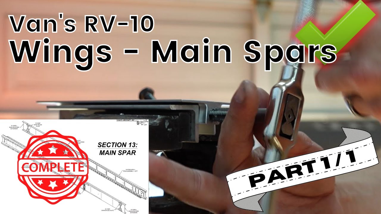 Van's RV-10 Wings - Main Spars - YouTube