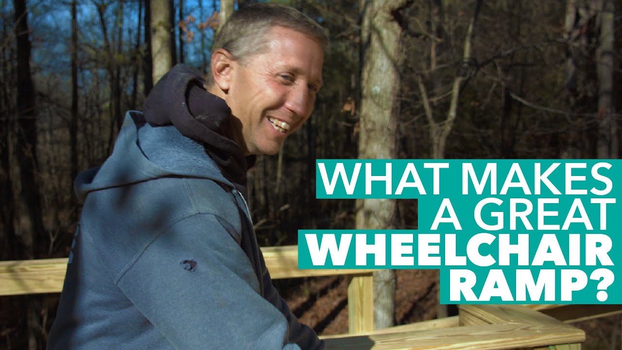 Building a Wheelchair Ramp - YouTube