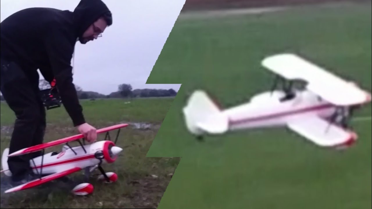 KYOSHO SUPER STEARMAN FLIGHT 3 - YouTube