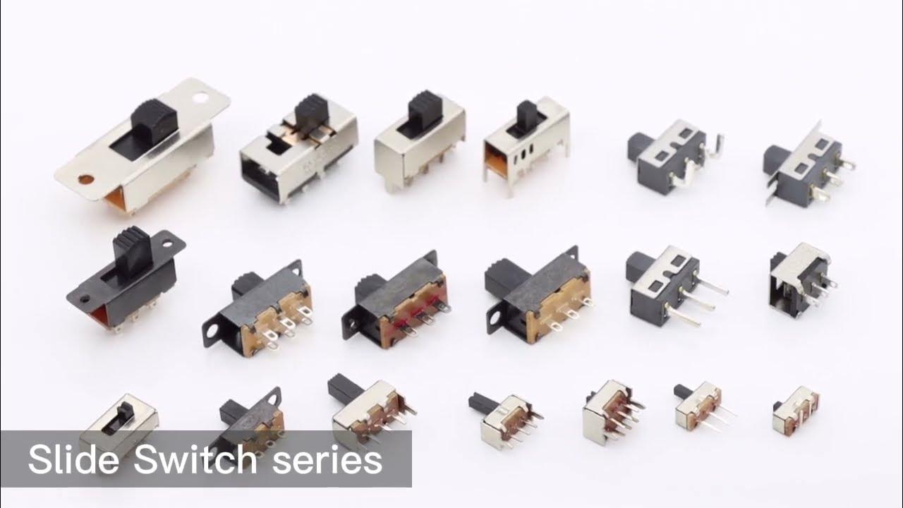 Slide switch 3 PINS defond slide switch 1p2t Vertical slide Switch two ...
