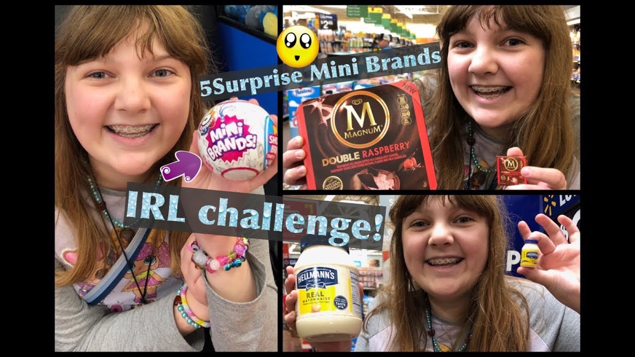 Zuru 5 Surprise Mini Brands IRL Challenge! Tagged by Fun With Miya ...
