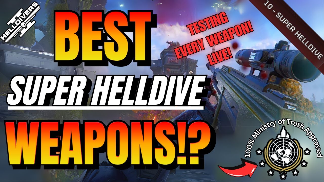 Difficulty 10 SUPER Helldivers 2 with Viewers - YouTube