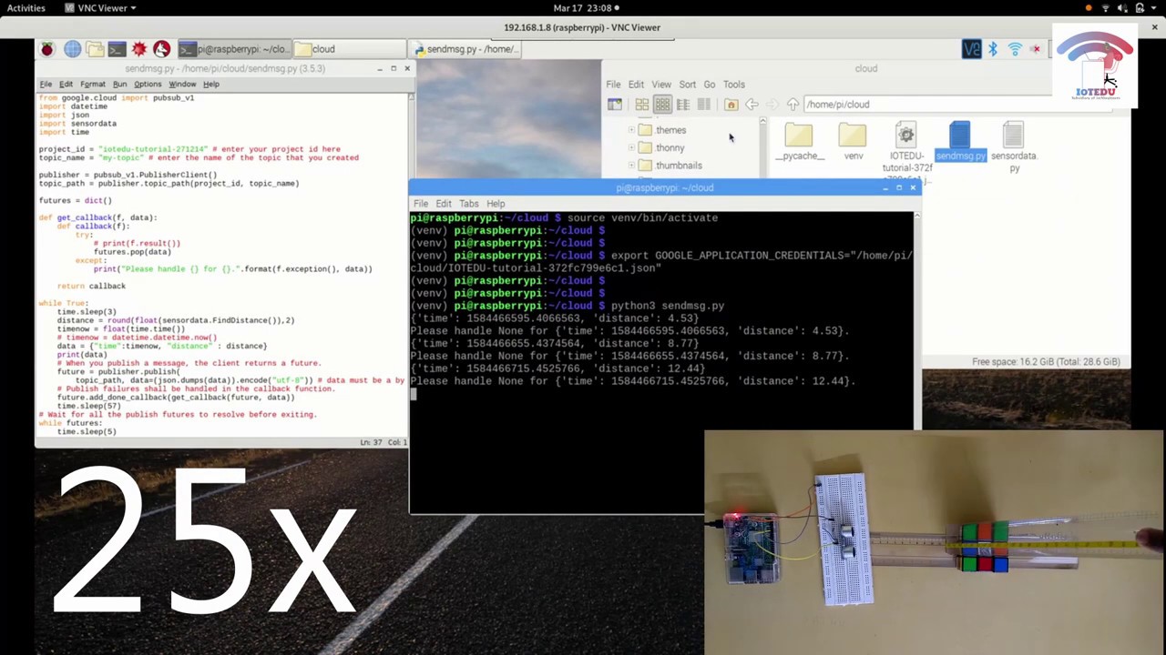 Google Cloud IoT Core with Raspberry Pi- Tutorial - IoTEDU - YouTube