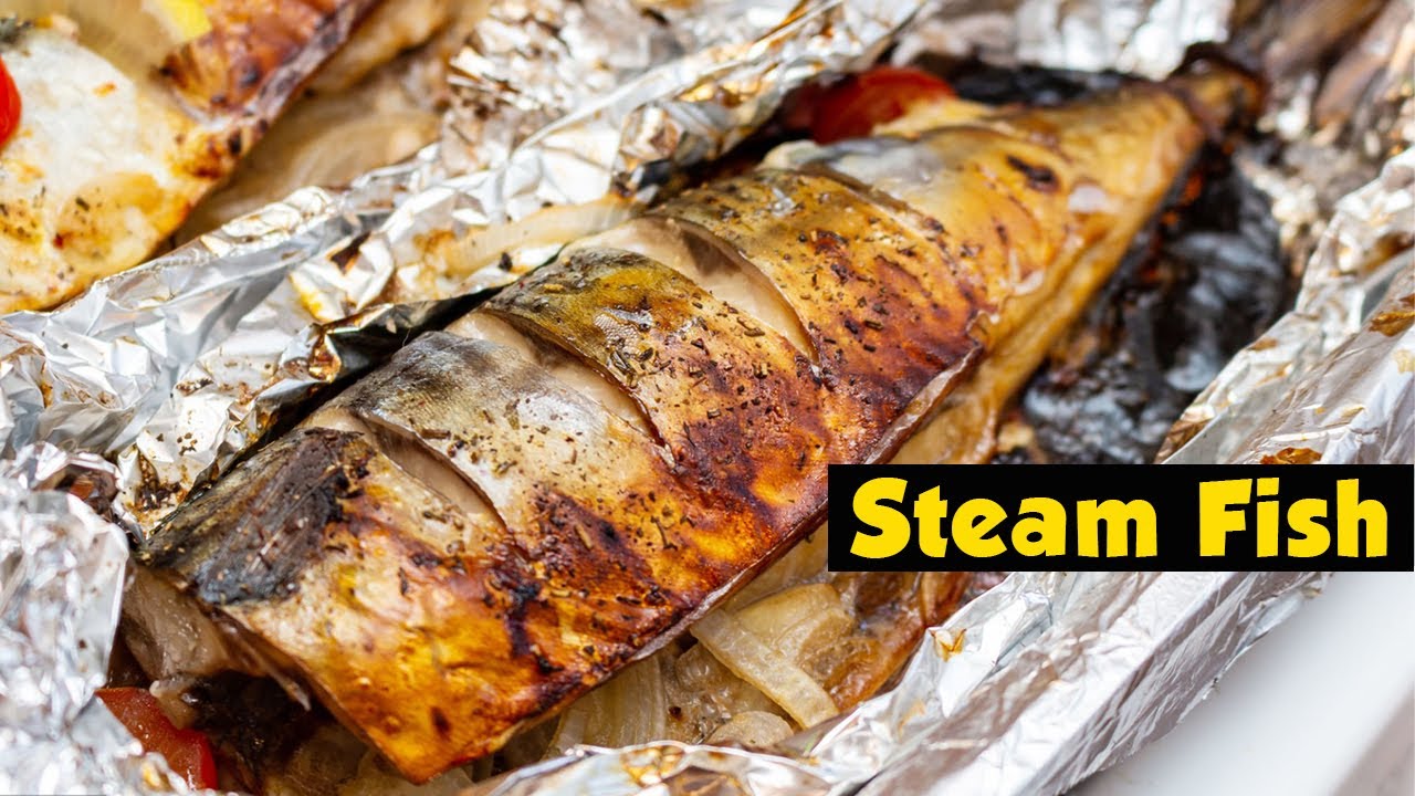 Steam Fish Without steamer | Restaurant Style Steamed Fish Recipe - YouTube
