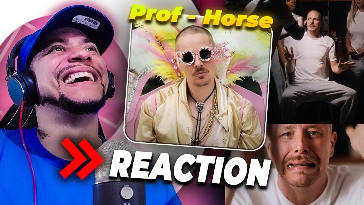THIS DUDE IS TOO CREATIVE!!!! Prof - Horse (LIVE REACTION) - YouTube