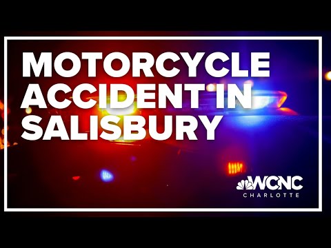 Accident involving motorcycle in Salisbury - YouTube